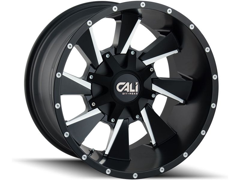 Cali Offroad Black Distorted Wheels | RealTruck