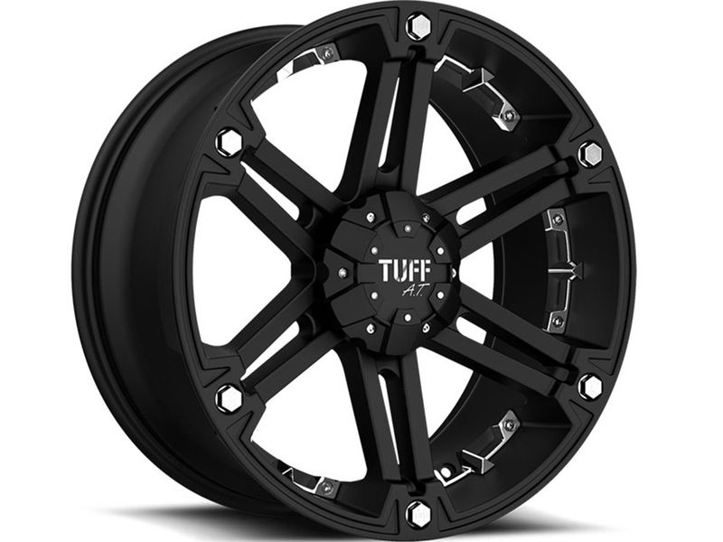 Tuff Black & Chrome T01 Wheels | RealTruck