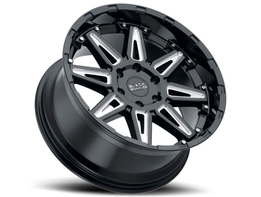 Black Rhino Machined Black Rush Wheels | RealTruck