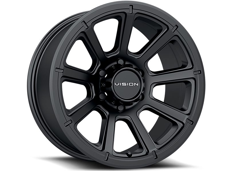 Vision Matte Black Turbine Wheel 353-6883MB0 | RealTruck