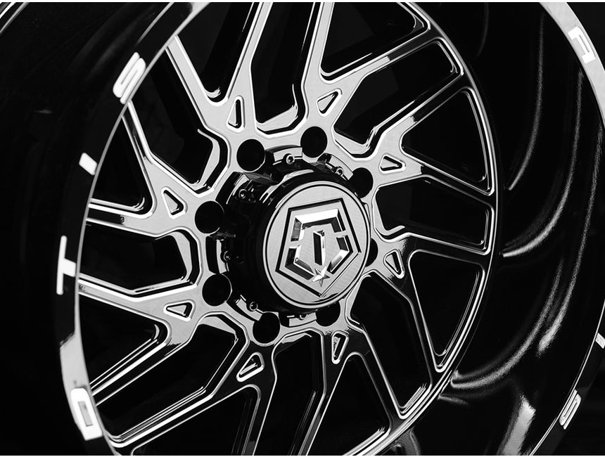 TIS Machined Black 544 Wheels TIS-544BM-28281RO1 | RealTruck