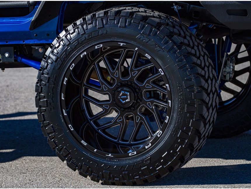 TIS Machined Black 544 Wheels TIS-544BM-28281RO1 | RealTruck