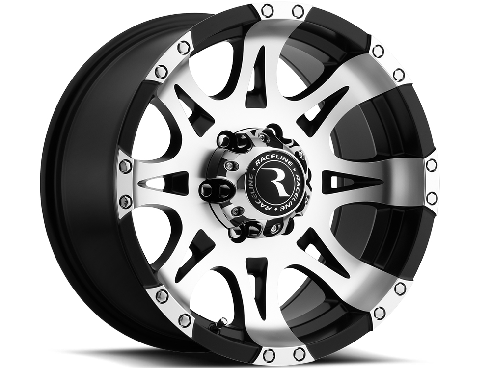 Raceline Machined Black Raptor Wheels | RealTruck