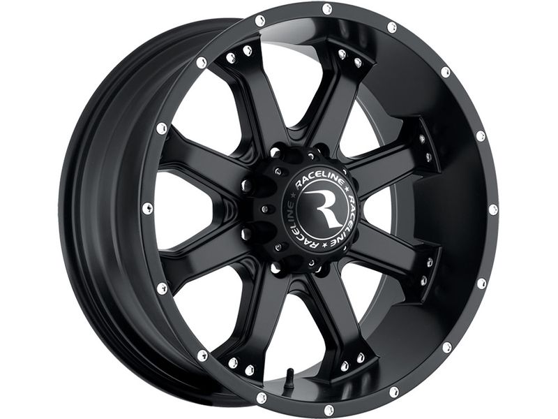 Raceline Black Assault Wheels | RealTruck