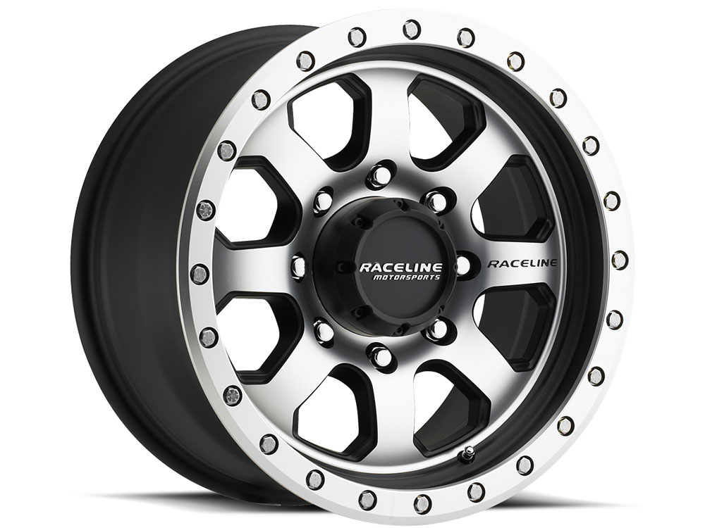 Raceline Machined Black Avenger Wheels | RealTruck