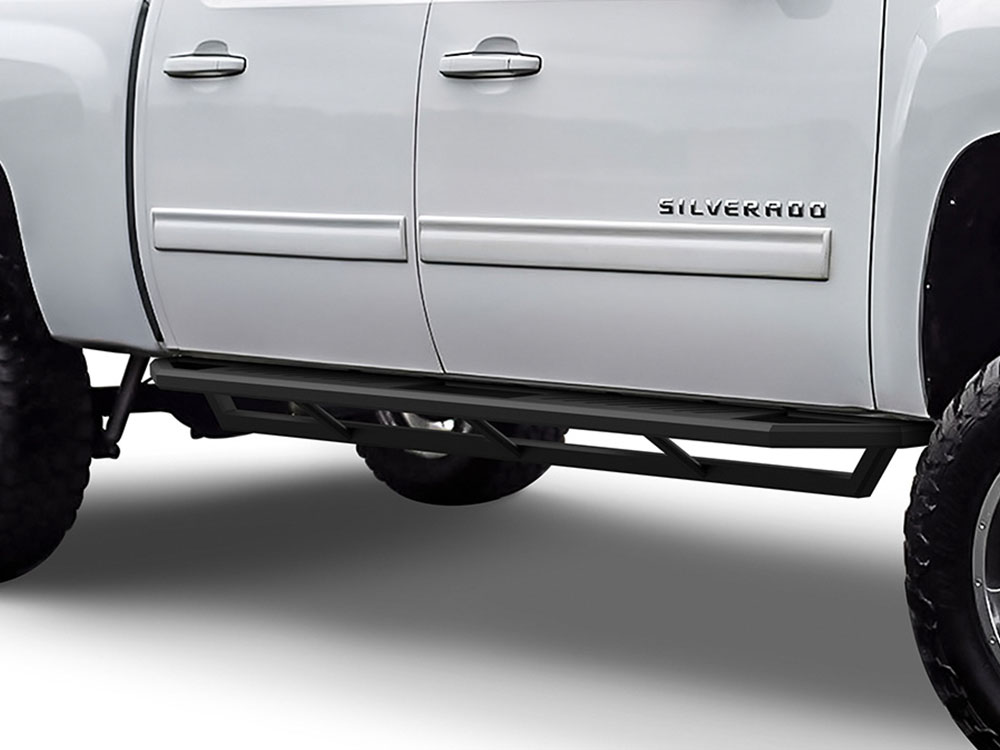 APS Truck Armor Side Steps IA03SJJ1B | RealTruck