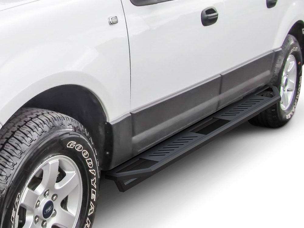 APS Truck Armor Side Steps IA06SAC4B | RealTruck