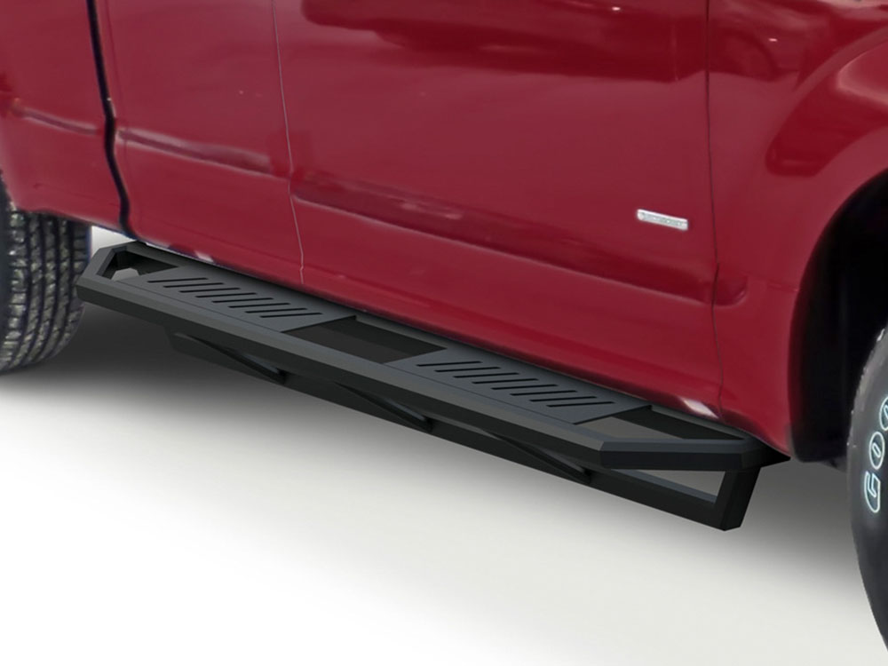 APS Truck Armor Side Steps IA06SAH8B | RealTruck