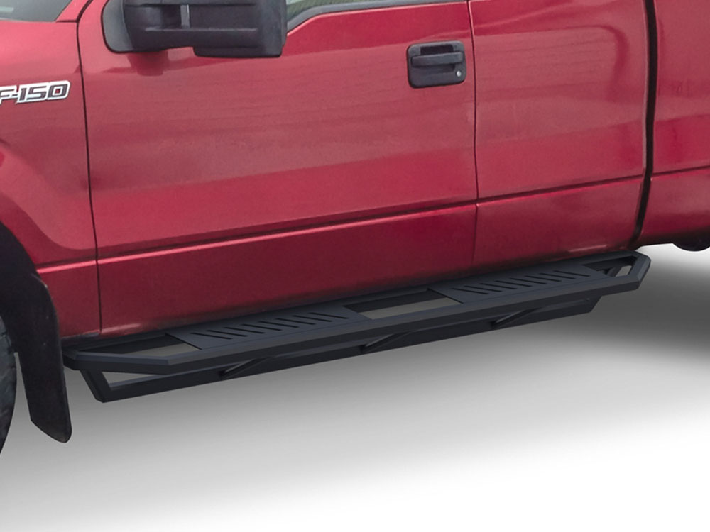 APS Truck Armor Side Steps IA06SJJ3B | RealTruck