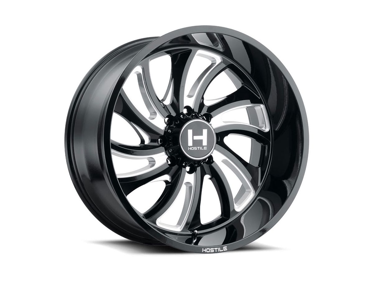 Hostile Machined Black Demon Wheels | RealTruck
