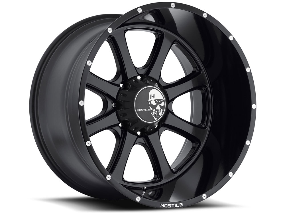 Hostile Black Exile Wheels | RealTruck