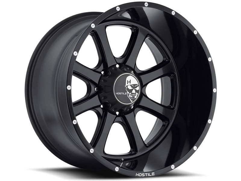 Hostile Black Exile Wheels | RealTruck