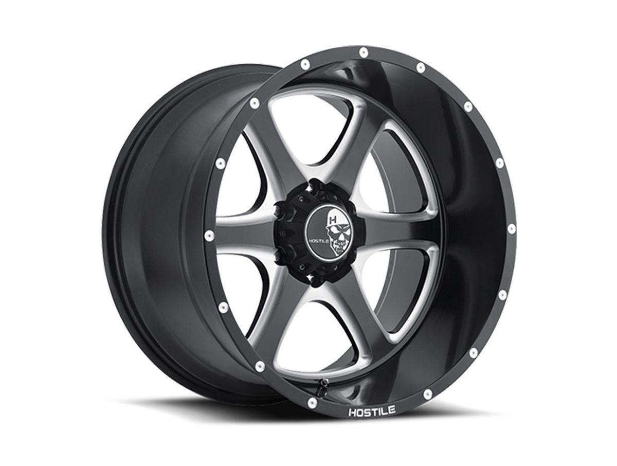 Hostile Machined Black Exile Wheels | RealTruck