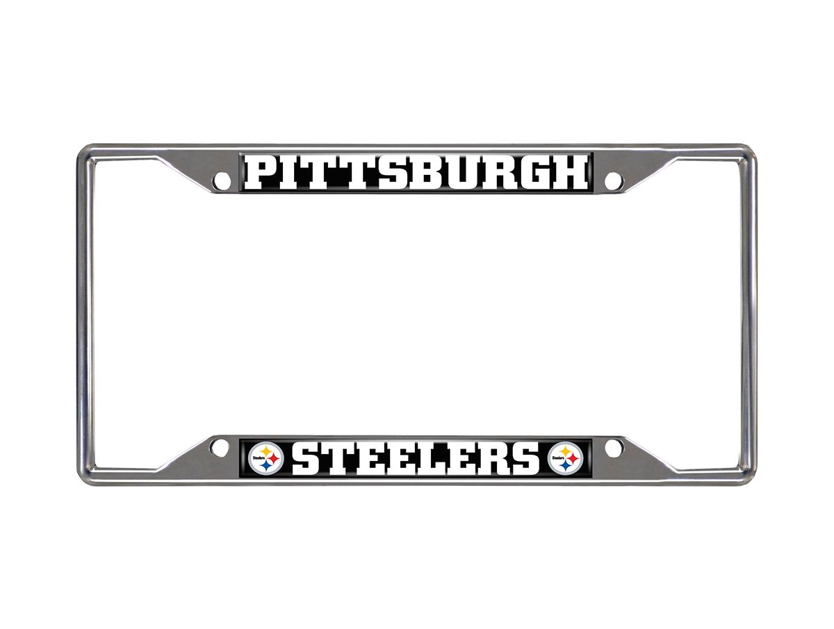 FanMats Pittsburgh Steelers License Plate Frame 17212 | RealTruck