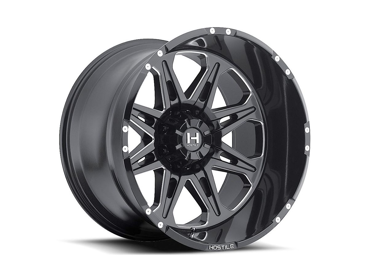 Hostile Machined Black Havoc Wheels | RealTruck