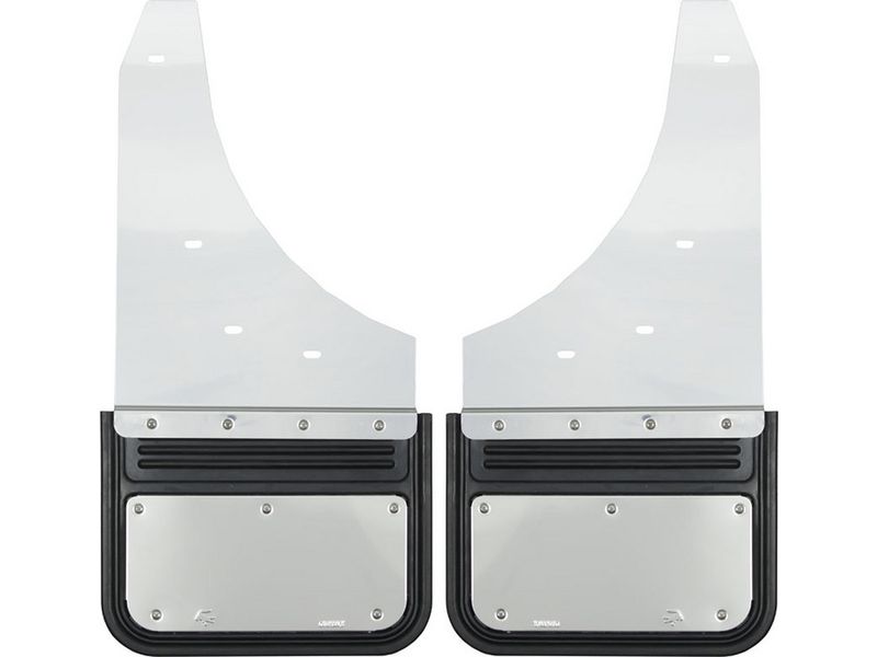 Truck Hardware Custom Stainless Steel Mud Flaps TRH-GB756133 | RealTruck
