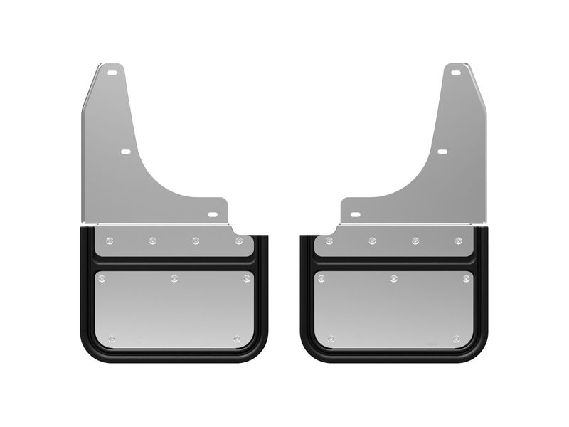 TRH-GB759991 Truck Hardware Custom Stainless Steel Mud Flaps | RealTruck