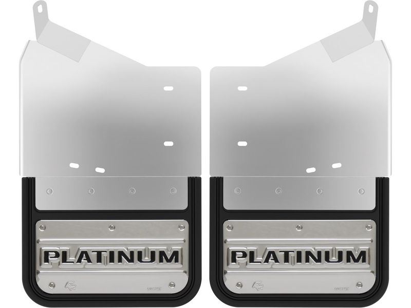 TRH-GB766528 Truck Hardware Custom Stainless Steel Mud Flaps | RealTruck