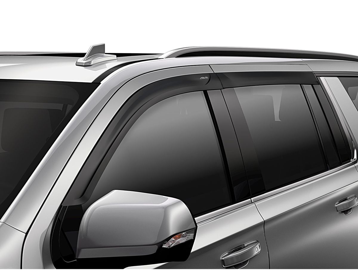 AVS® Matte Black Low Profile Ventvisor® Window Deflectors 774092 ...