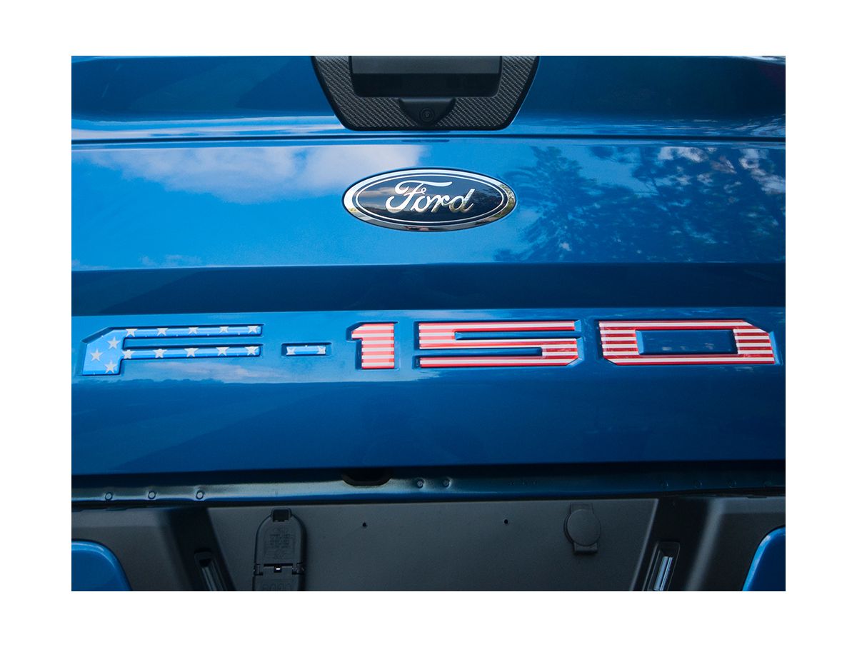 Tufskinz Ford Tailgate Lettering Emblems FRD002-GTO-RWB-G | RealTruck