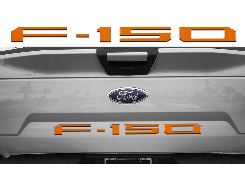 Tufskinz Ford Tailgate Lettering Emblems FRD002-ORG-M | RealTruck