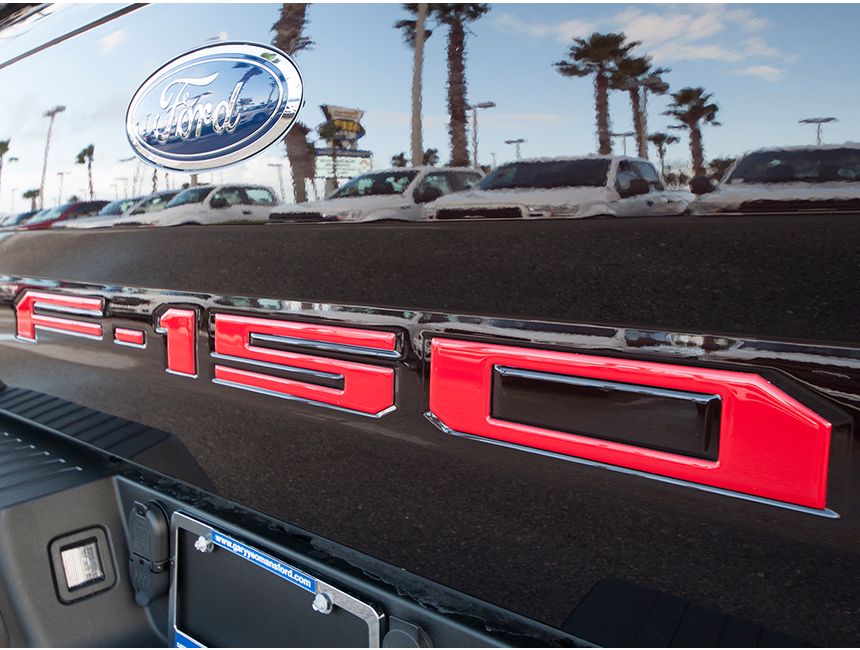 Tufskinz Ford Lettering Emblems FRD002-RED-G | RealTruck