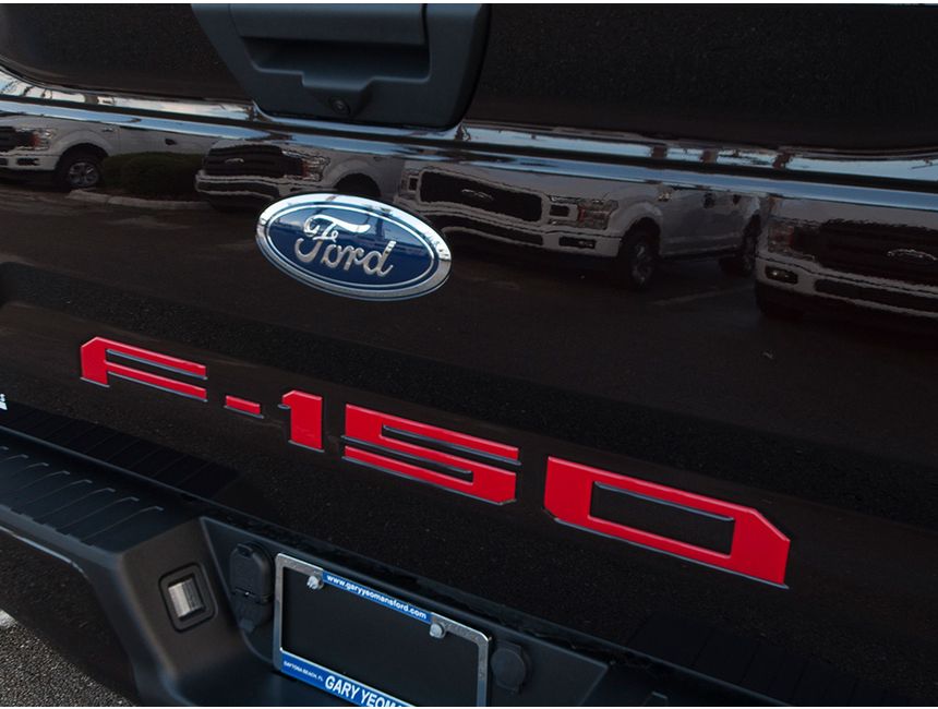 Tufskinz Ford Lettering Emblems FRD002-RED-G | RealTruck