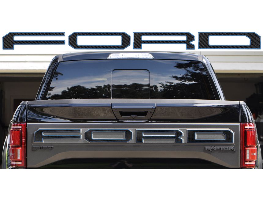 Tufskinz Ford Tailgate Lettering Emblems FRD006-DCF-418-G | RealTruck
