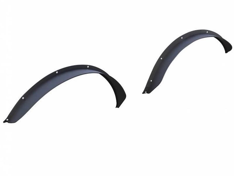 Black Horse Metal Fender Flares FF-FBFR21 | RealTruck