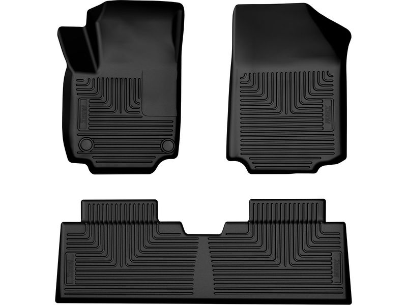 Husky Liners WeatherBeater Front & Second Seat Floor Liners - 3 Piece ...