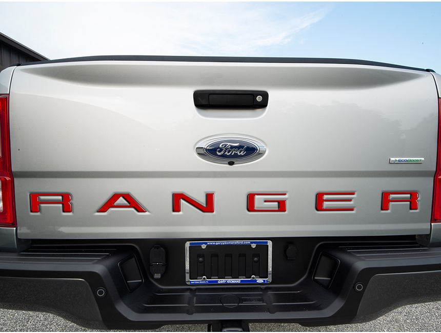 Tufskinz Ford Tailgate Lettering Emblems RAG001-RED-M | RealTruck