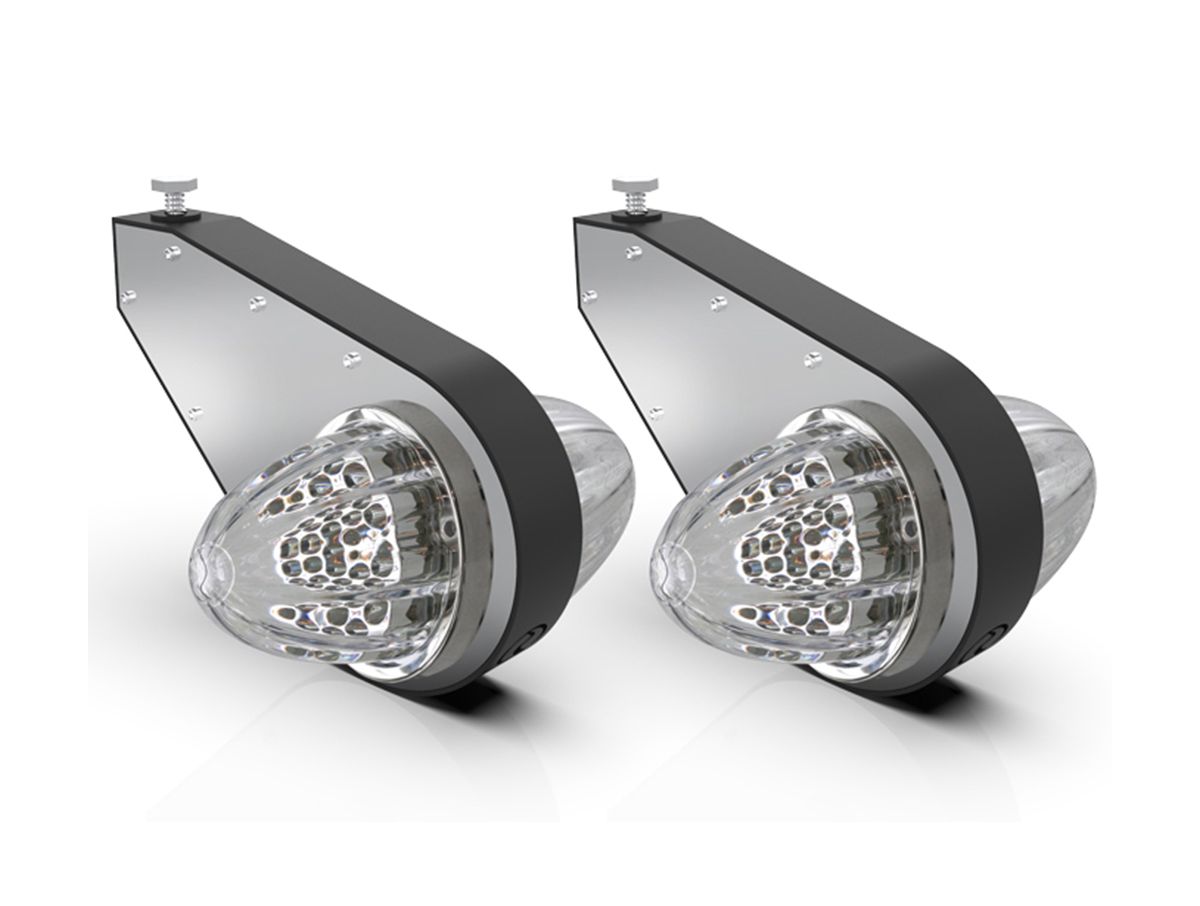 RoadWorks ICON MXT Watermelon Mirror Light Brackets N19943C | RealTruck