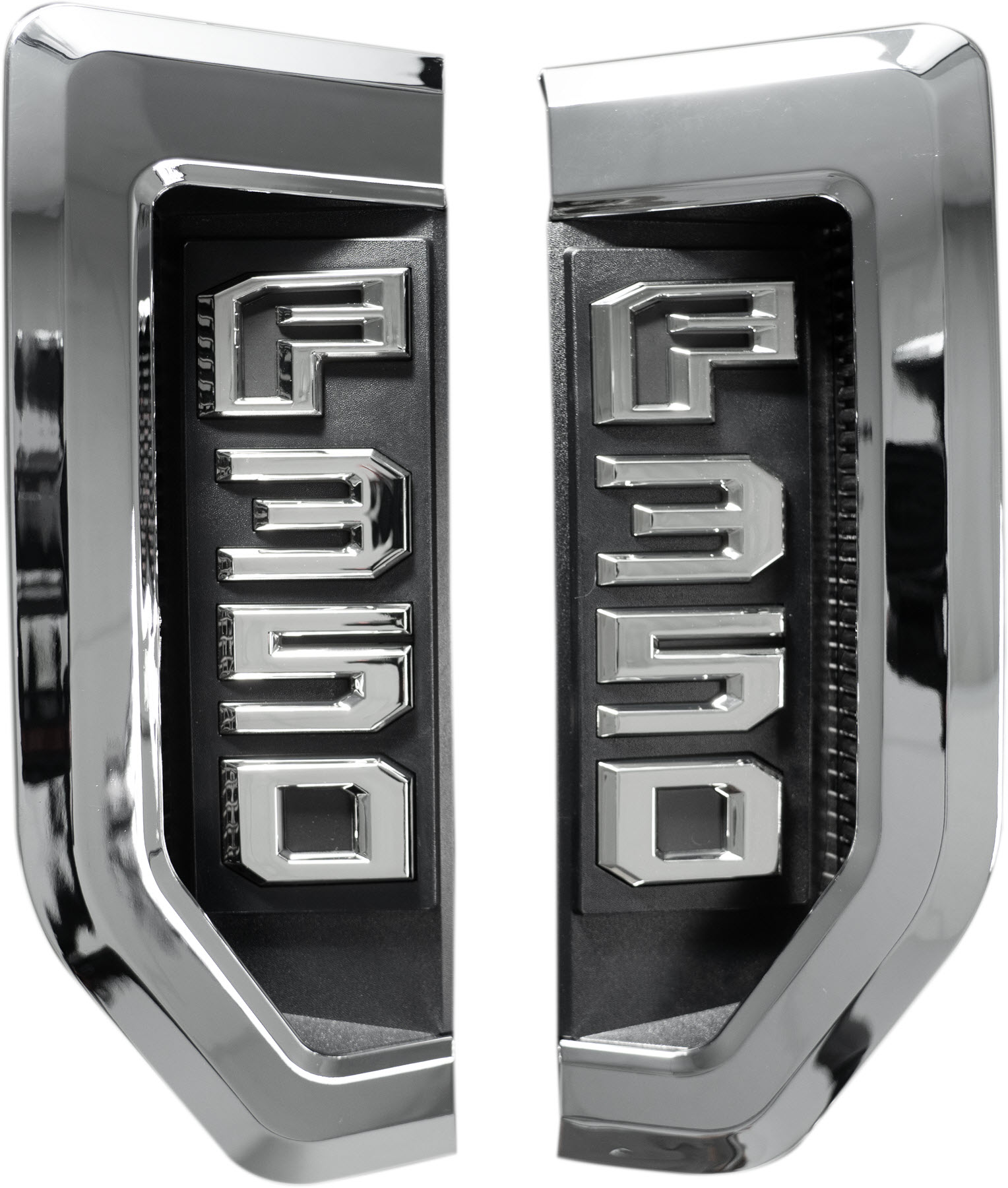 Recon Chrome F350 Illuminated Emblems 264484CH | RealTruck