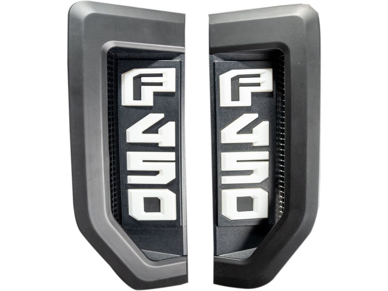 Recon Black F450 Illuminated Emblems 264485BK | RealTruck