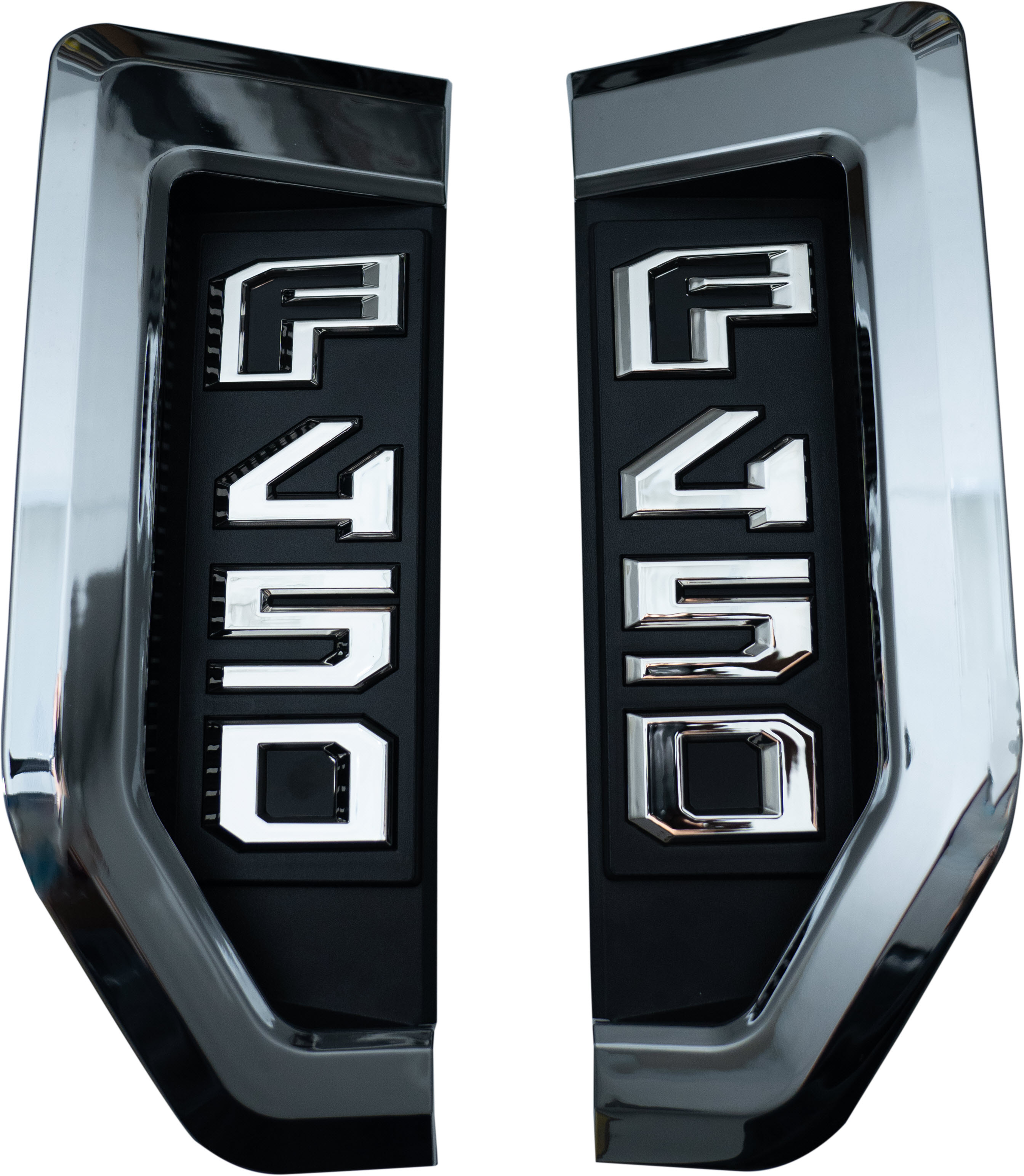 Recon Chrome F450 Illuminated Emblems 264485CH | RealTruck