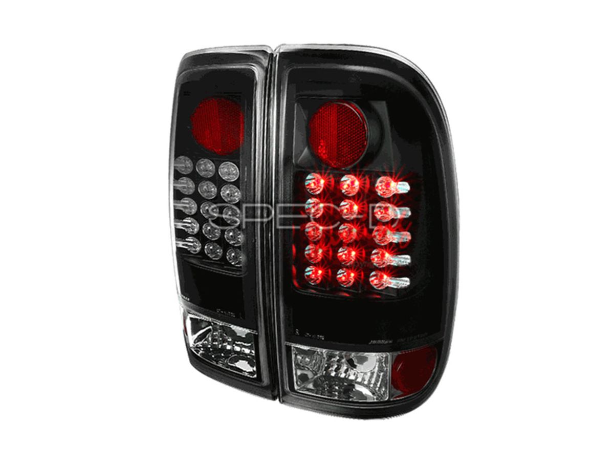 Spec-D Black LED Tail Lights LT-F25008JMLED-TM | RealTruck