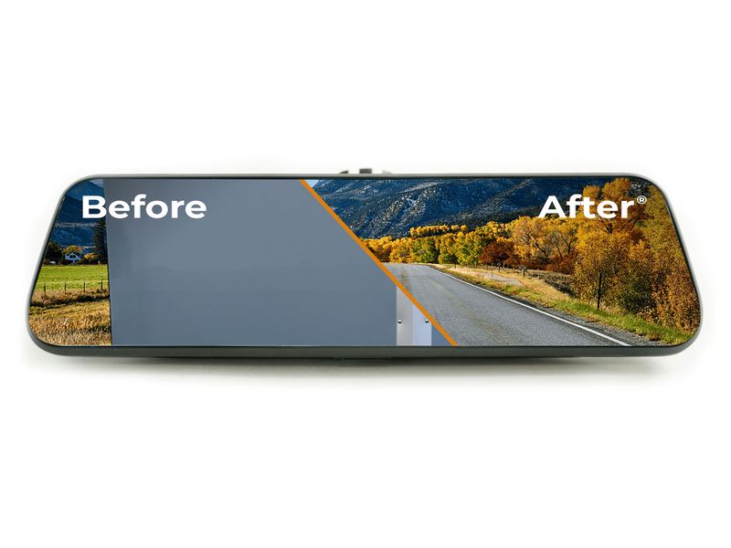 Brandmotion Trailer Ultra-Wide Display Mirror | RealTruck