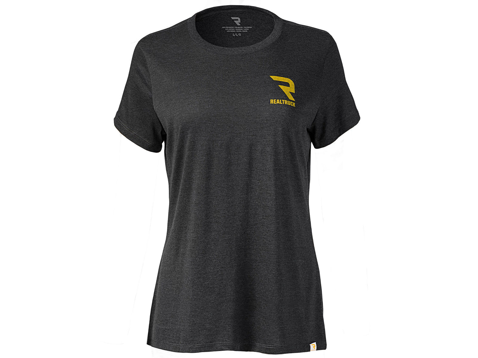 RealTruck Women's Heather Black Logo T-Shirt | RealTruck