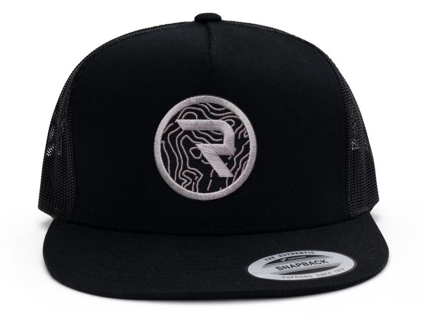 RealTruck Black Topographic Trucker Hat | RealTruck