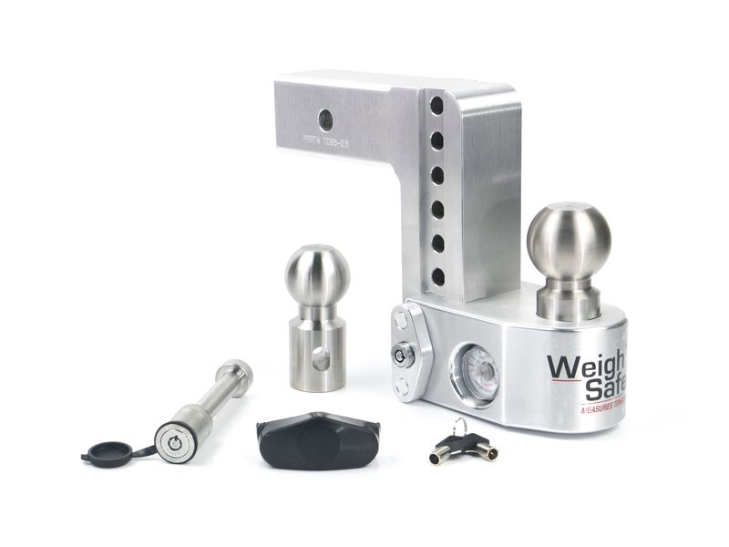 Weigh Safe Adjustable Ball Mount WS6-2.5-KA | RealTruck