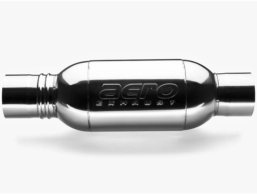 AERO Exhaust Aero Turbine Performance Muffler AT3535 | RealTruck