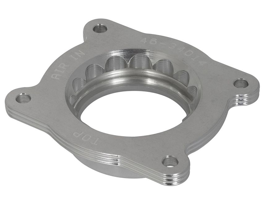 aFe Silver Bullet Throttle Body Spacer 46-34014 | RealTruck