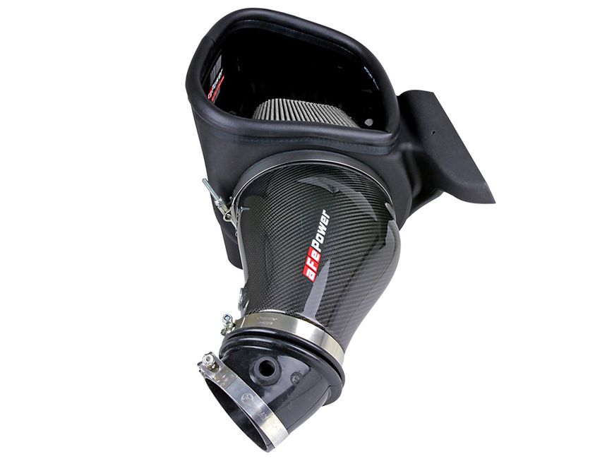 aFe Track Series Carbon Fiber Cold Air Intake 57-10002D | RealTruck