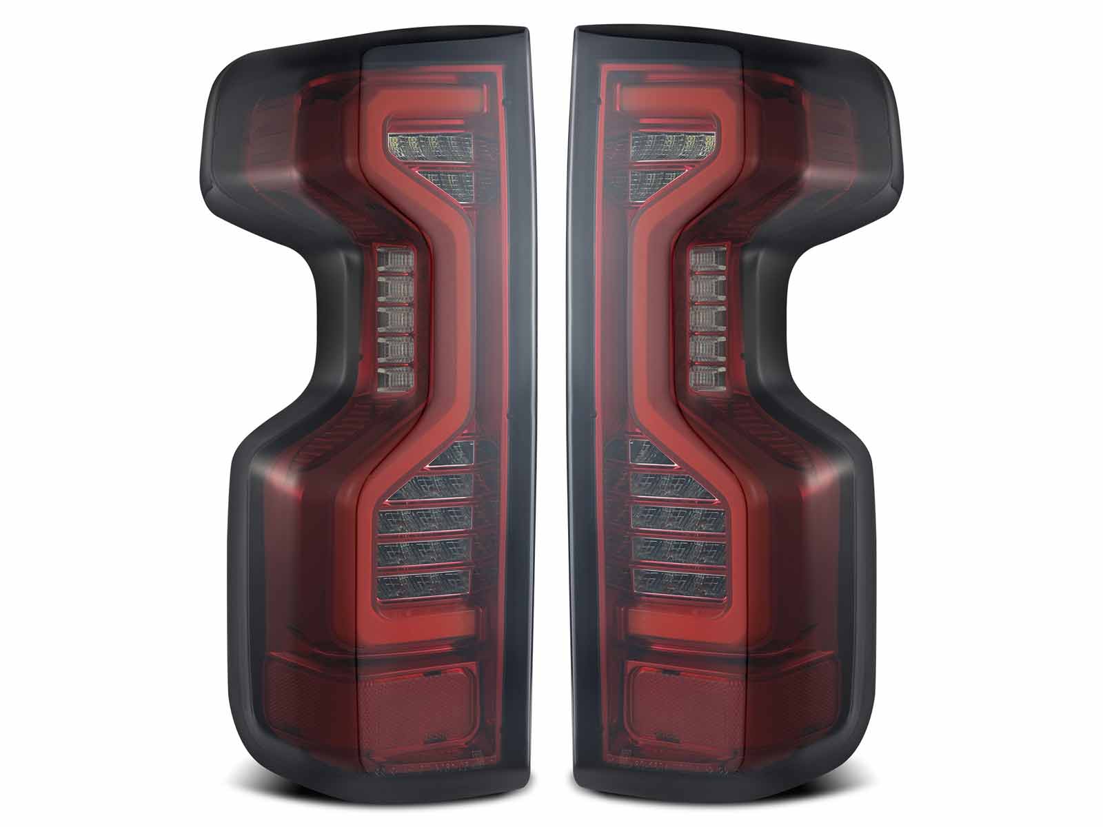 AlphaRex Smoked Red Pro Series LED Tail Lights 620060 | RealTruck