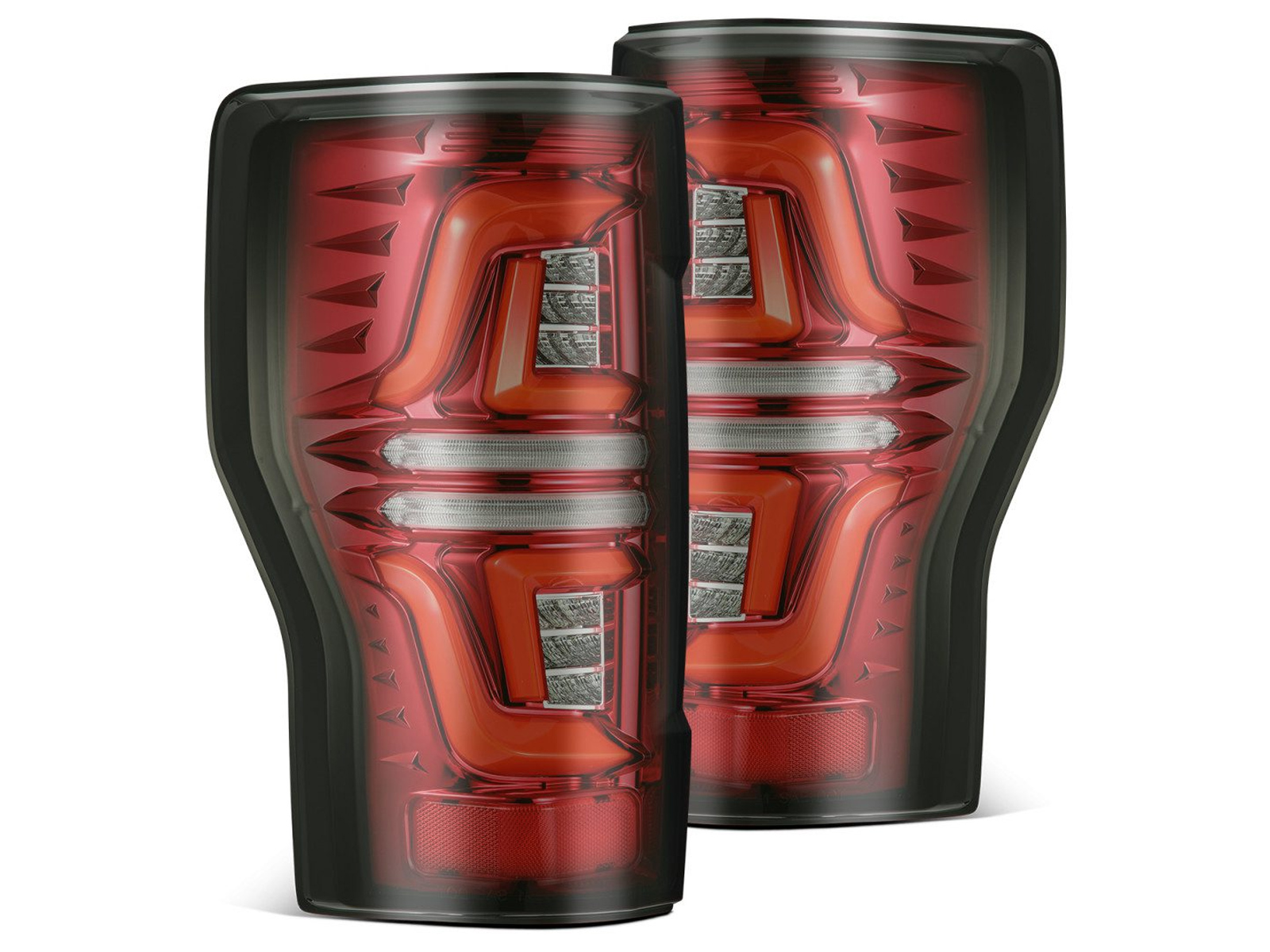 AlphaRex Smoked Red Pro Series LED Tail Lights 657020 | RealTruck