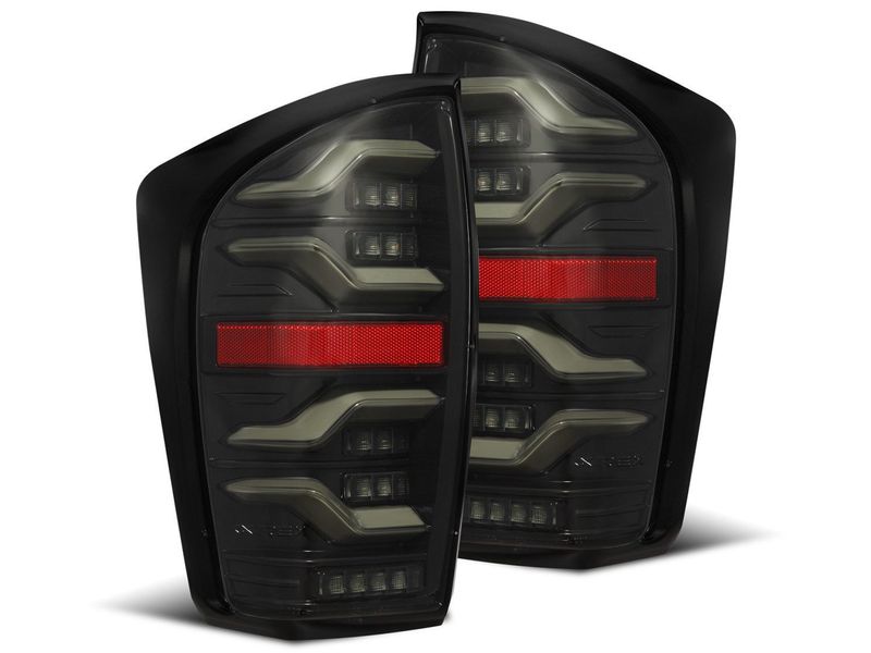 AlphaRex LUXX Series Black LED Tail Lights 680080 | RealTruck