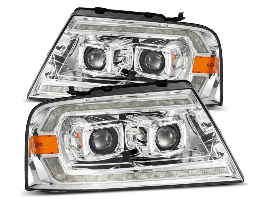 AlphaRex Chrome LUXX Series LED Headlights 880132 | RealTruck