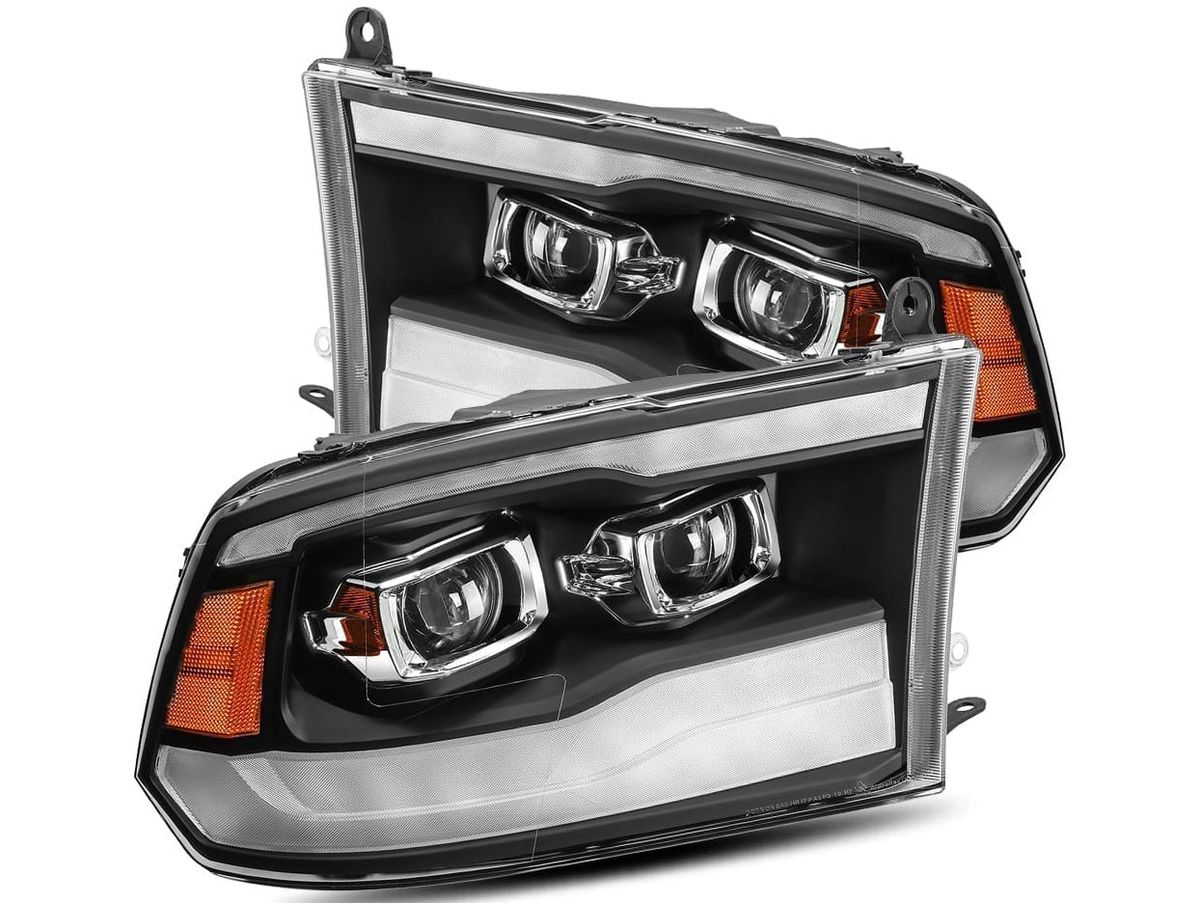 AlphaRex Black LUXX Series LED Headlights 880539 | RealTruck