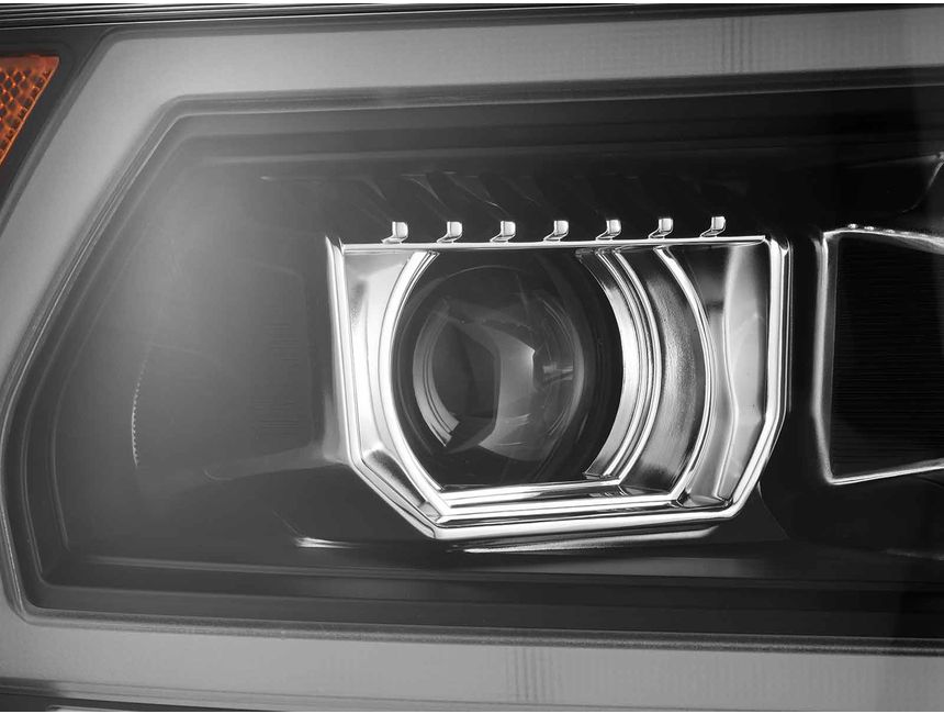 AlphaRex Black LUXX Series LED Headlights 880576x | RealTruck