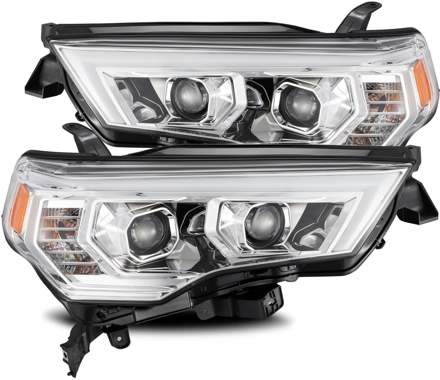 AlphaRex Chrome LUXX Series LED Headlights | RealTruck